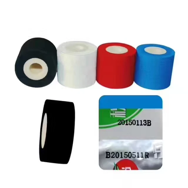 White Hot Ink Roll Manual Stamping Machine - Dry Ink Rolls