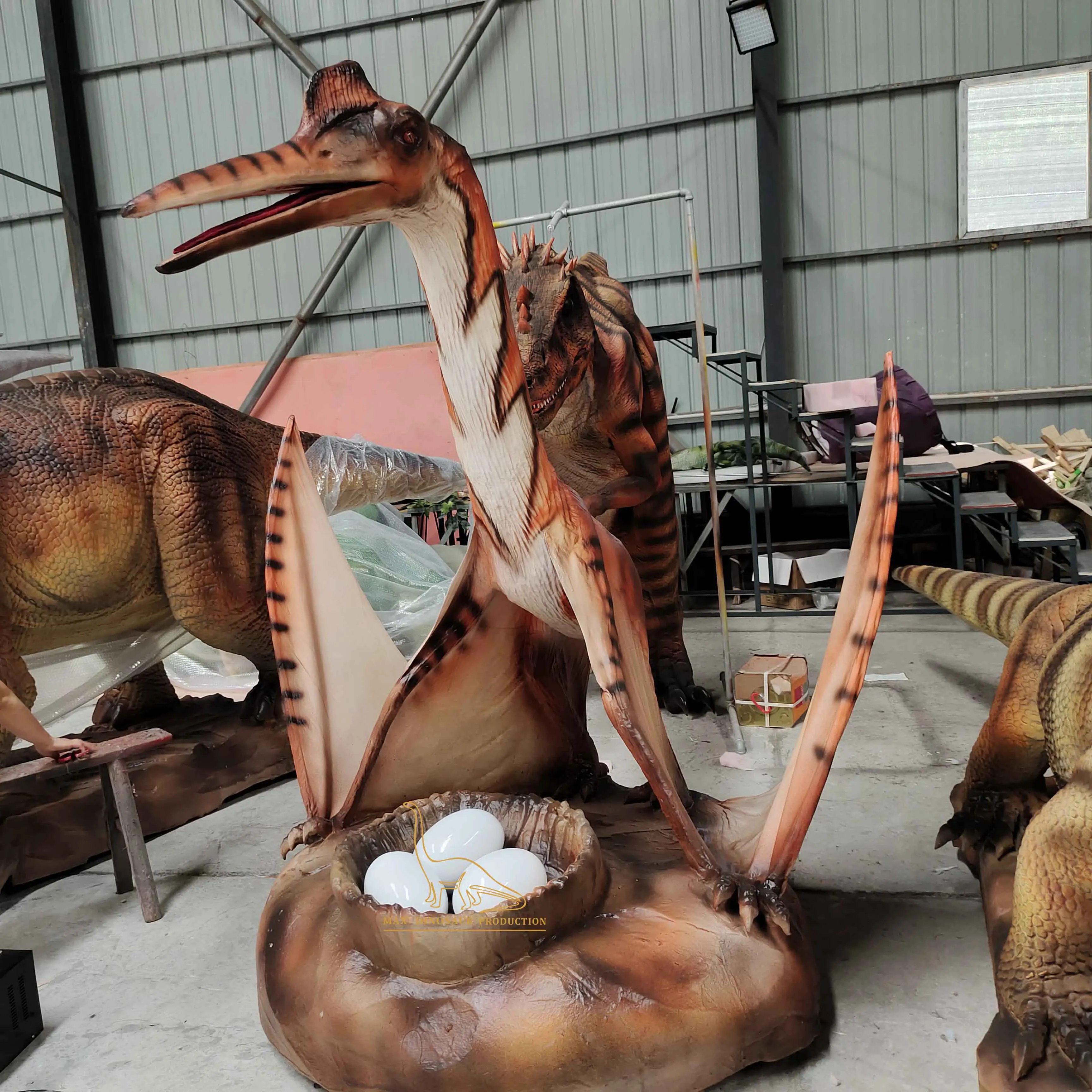 High Simulation Dinosaur Model For Indoor Playground Animatronic Model ...