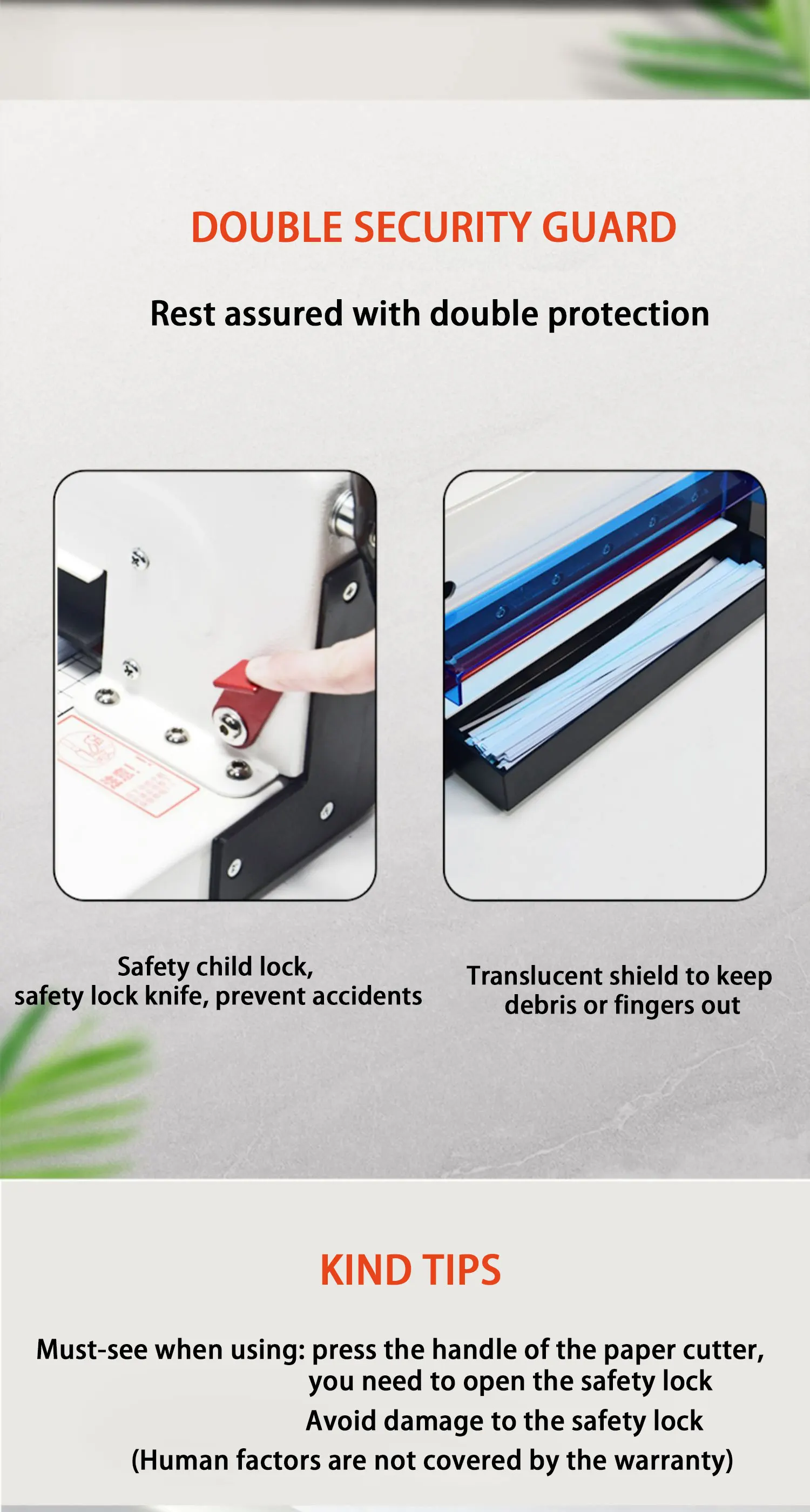 Heavy-Duty A4 Desktop Guillotine Paper Trimmer Convenient and Efficient ...