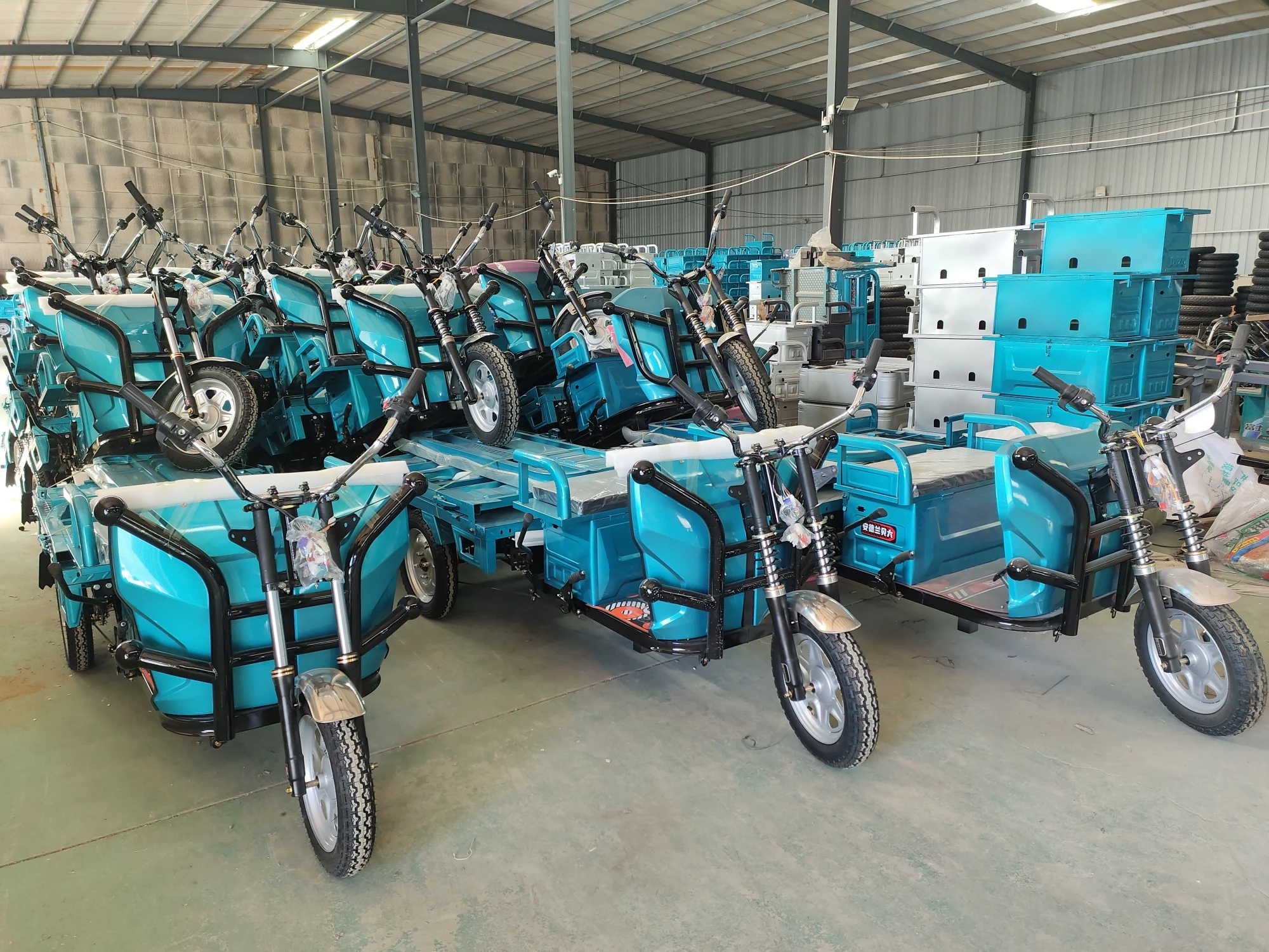 Electric Tricycles 3 Wheel Electric Cargo Bike Minitype For Cargo Solar ...