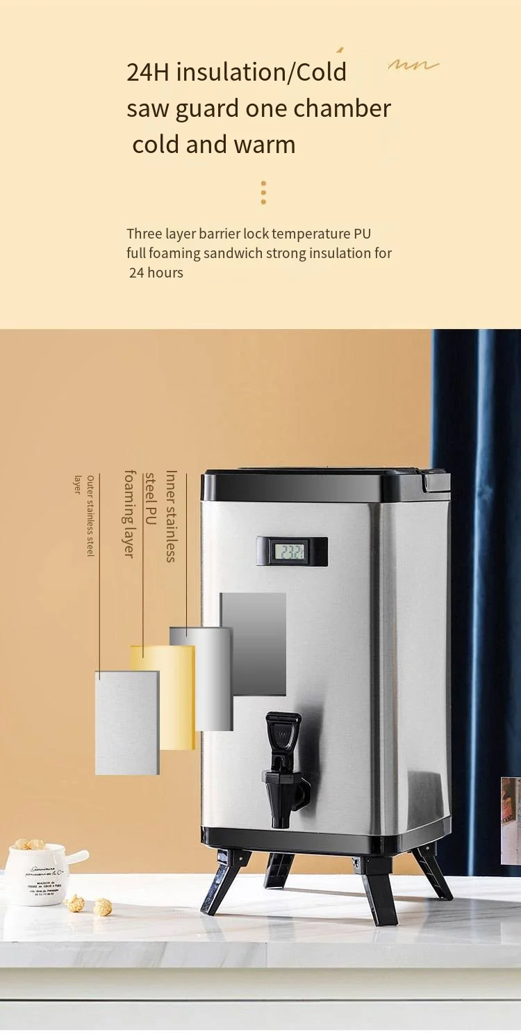 Stainless Steel Iced Tea Barrels Milk Tea Manufacture Office Stainless ...