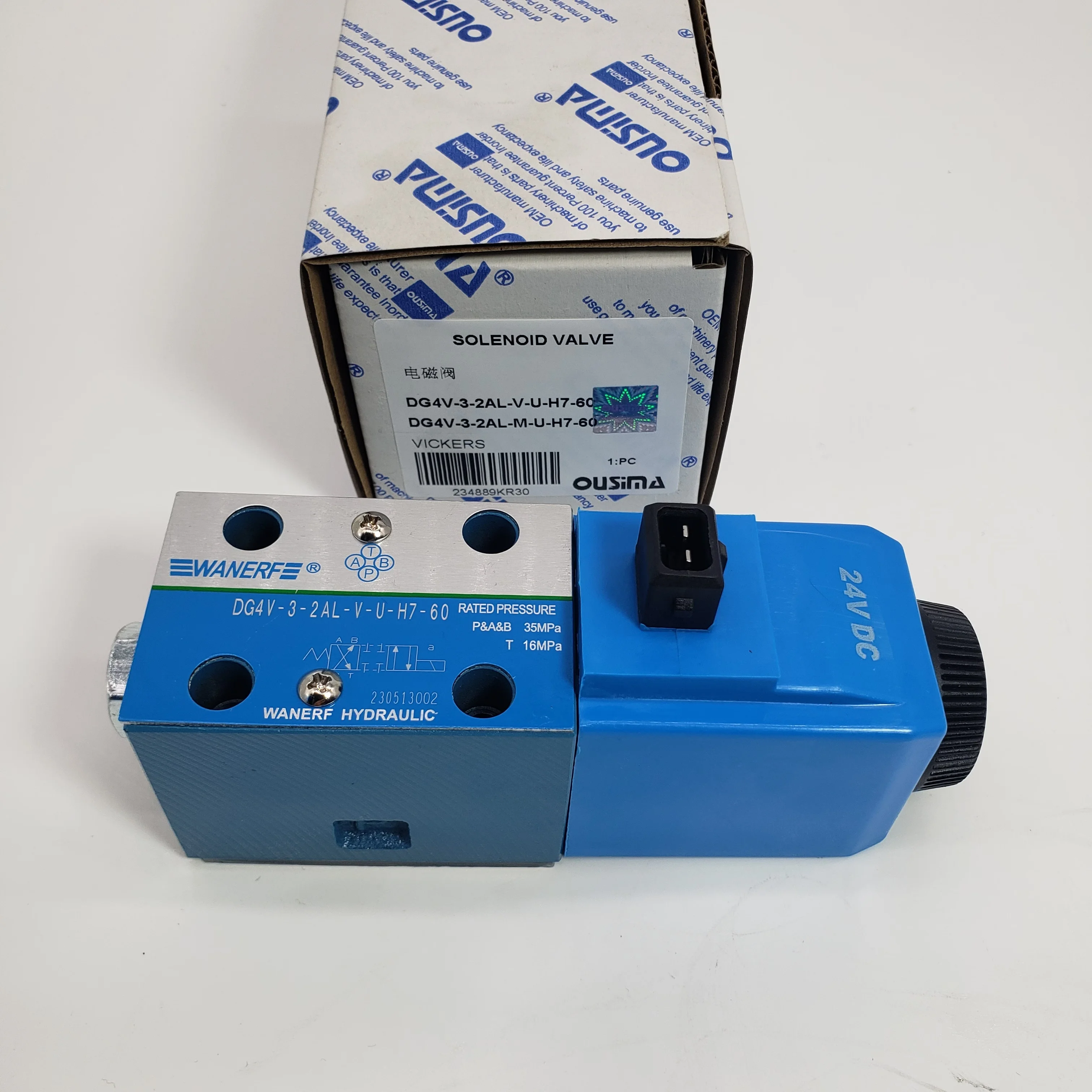 Vickers Hydraulic Solenoid Valve 24V - Reliable Performance