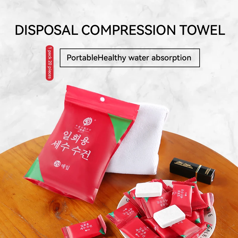 20 Pcs/bag Disposable Compressed Towels Multi Purpose Reusable Towels ...