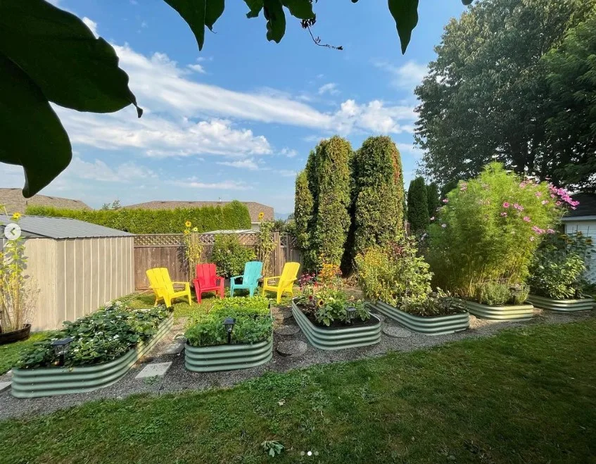 Metal Raised Garden Bed 9in1 Kits Metal Planter Box Large Planter ...