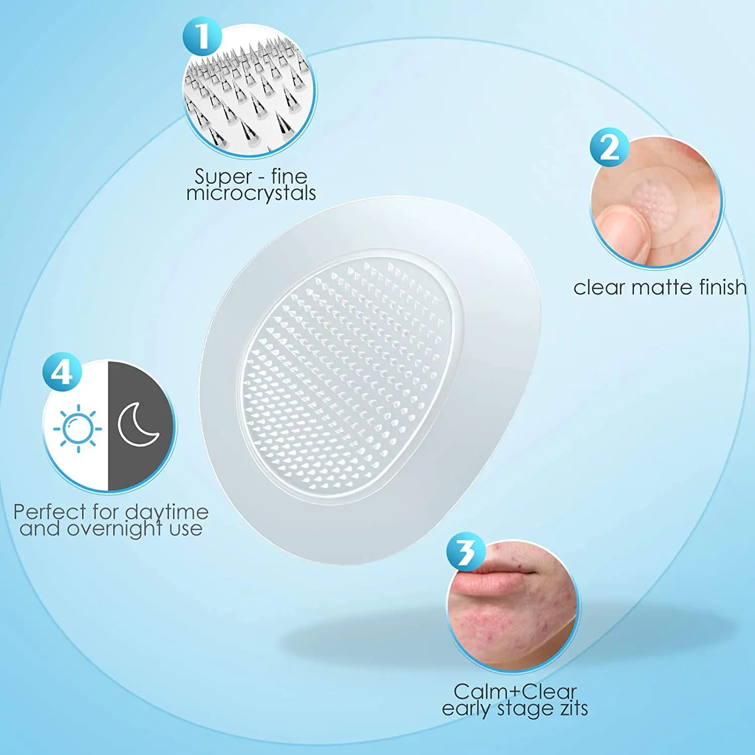 Microneedle Acne Patch - Fast Healing & Waterproof Treatment