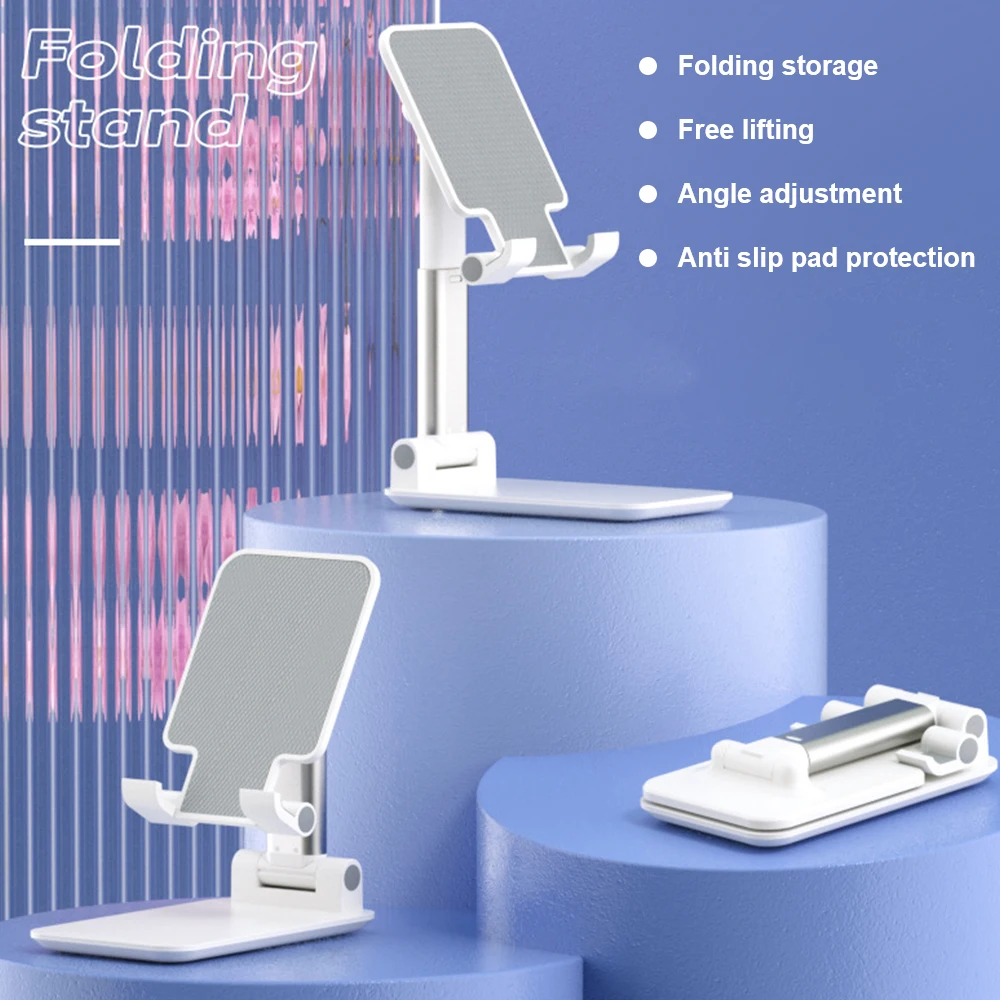 Angle Height Adjustable Phone Stand - Portable & Universal