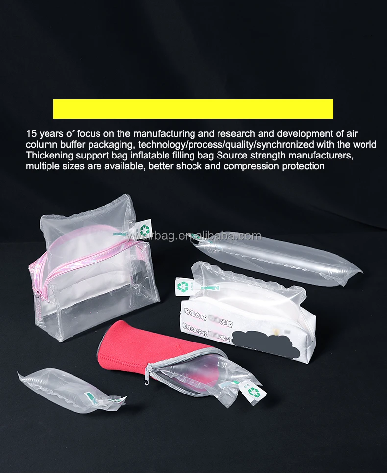 Sustainable Packaging Material - Inflatable Air Bags for Bag Support