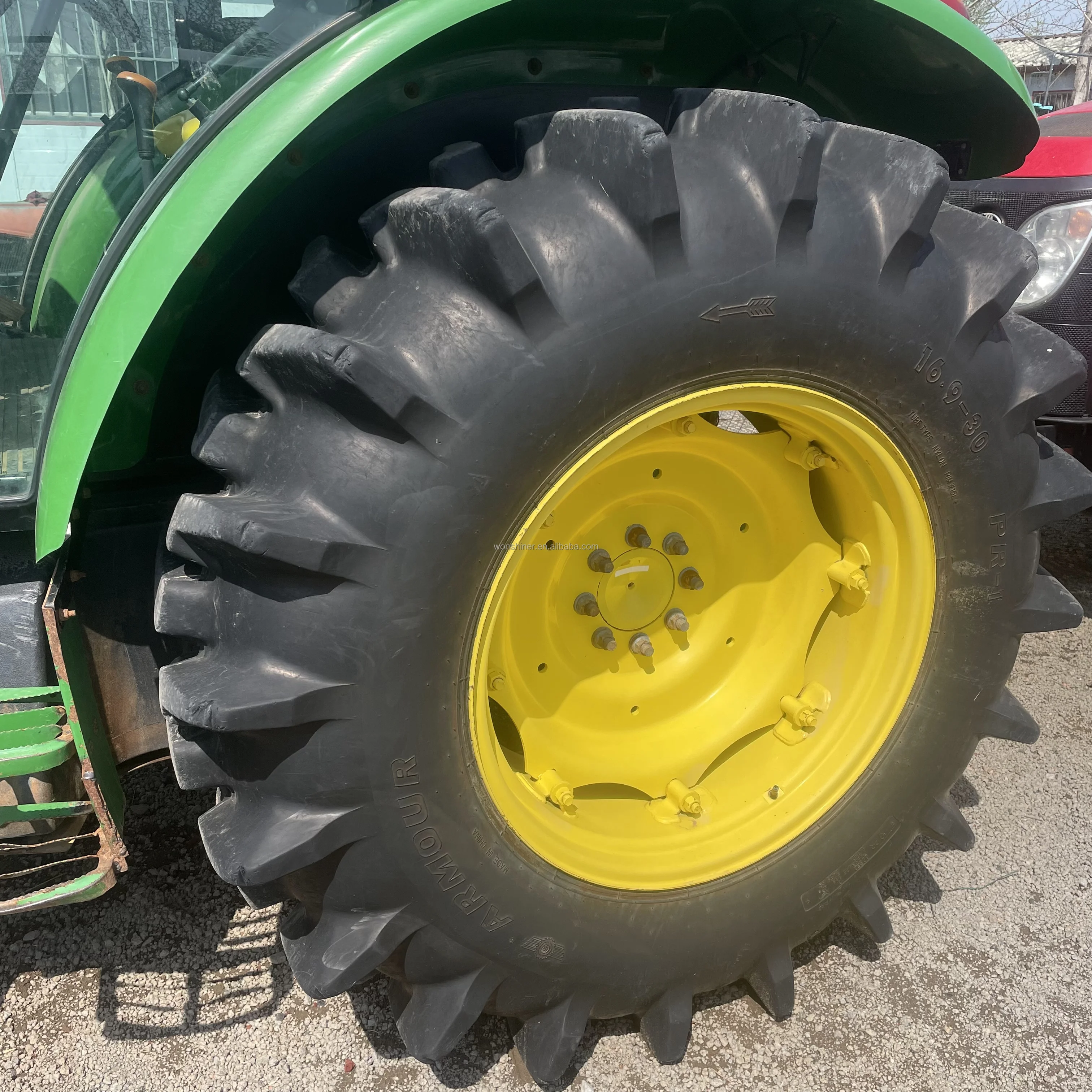 used/new wheel tractors 4X4wd johnn deer 5e 1004 100hp with small mini ...