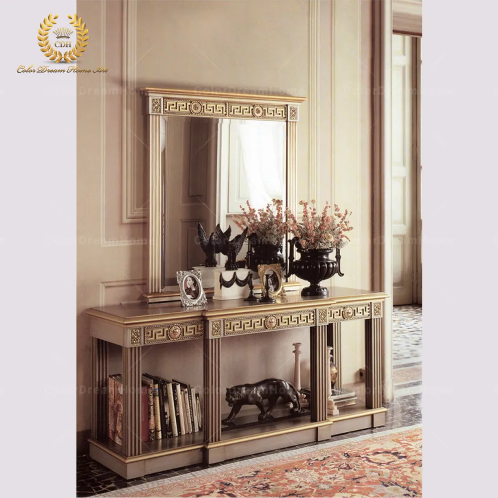 Arabic Furniture Console Table With Mirror Living Room - Buy Console ...