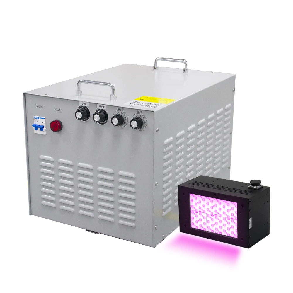 Custom UV Curing System Air Cooling 150*100mm UV LED Curing Lamp for UV ...