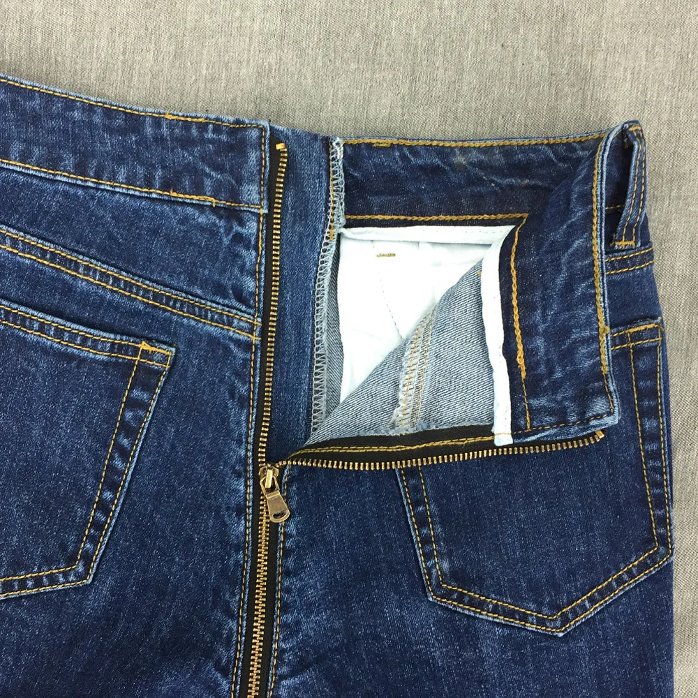 Casual Women's Fashion Jeans Shorts Back Zipper All Matching Casual ...