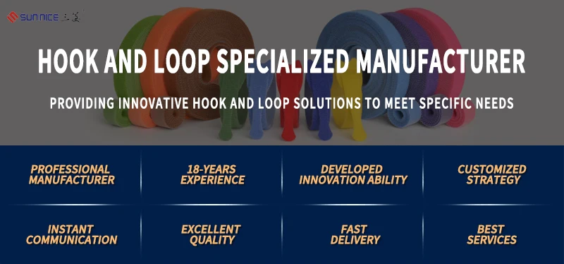 50mm Hook and Loop Fastener - Custom Sizes & Stretch Tape
