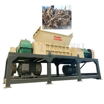 Large Waste Mushroom Wood Coconut Pallet Chipper Recycling Plaster ...