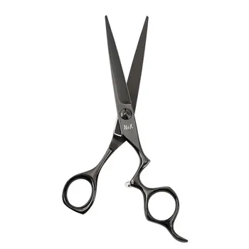 6.25 Inch Black Titanium Hair Cutting Scissors Professional Sus440c ...