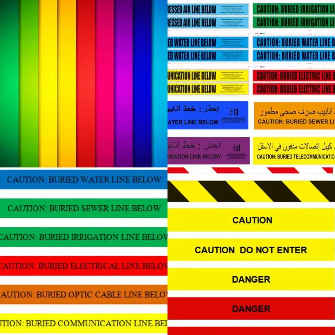 Underground Detective Magnetic Detectable Warning Tape for Floor ...