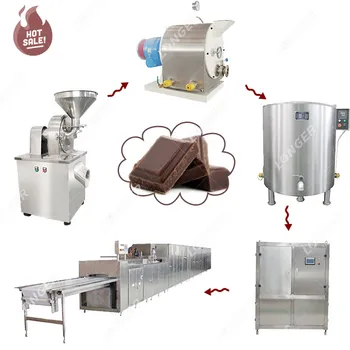 Automatic Chocolate Process Plant Equipment Chocolate Making Machine ...