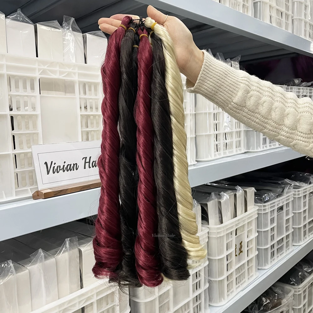 Colorful Silky French Curl Extensions - Top Grade Hair