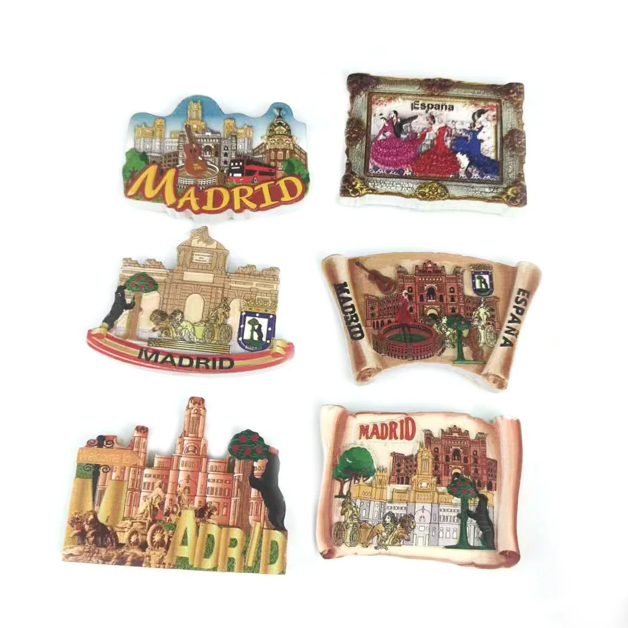 Wholesale Custom Resin Country City Spain Tourist Souvenir Madrid ...