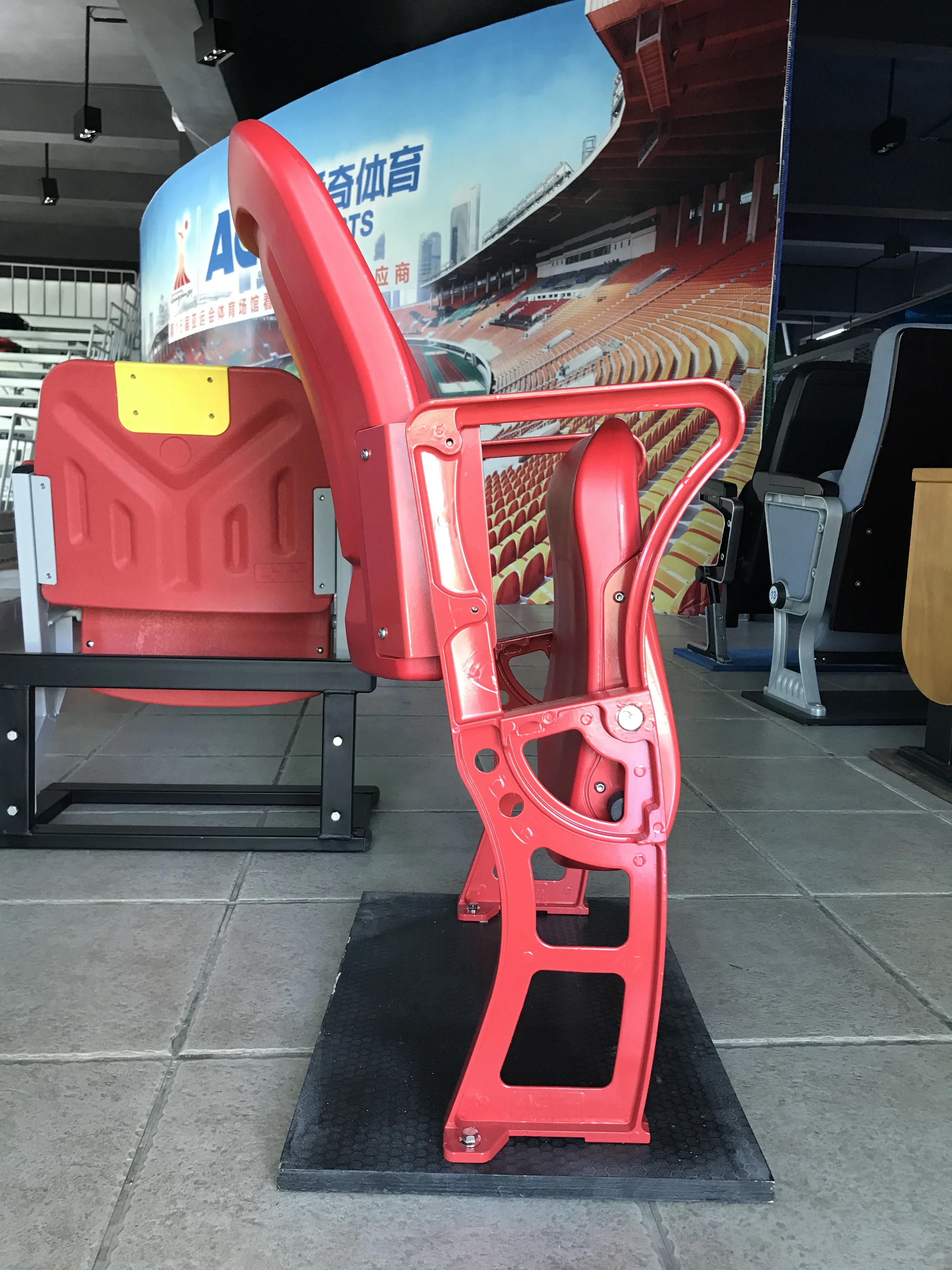 Asiento Estadio Plegable Plastico - Fixed VIP Stadium Seat with ...