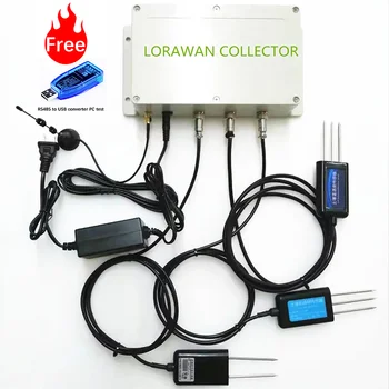 8 In 1 Lora Lorawan Moisture Temperature Ec Salinity Ph Integrated Soil ...