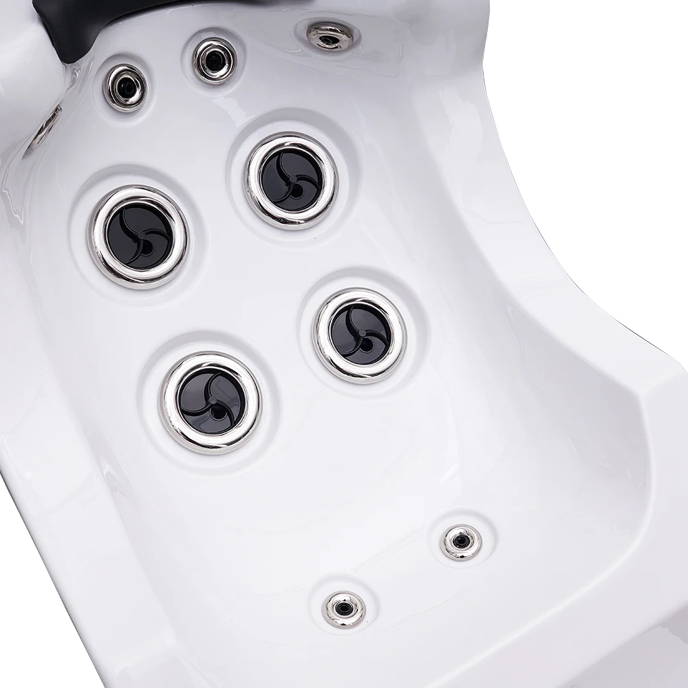 Luxury Acrylic Hydro Spa Chair with 12 Water Jets Outdoor Use White Color| Alibaba.com