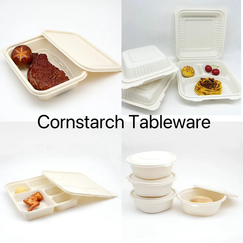 Eco-friendly Cornstarch Food Containers - Disposable & Durable
