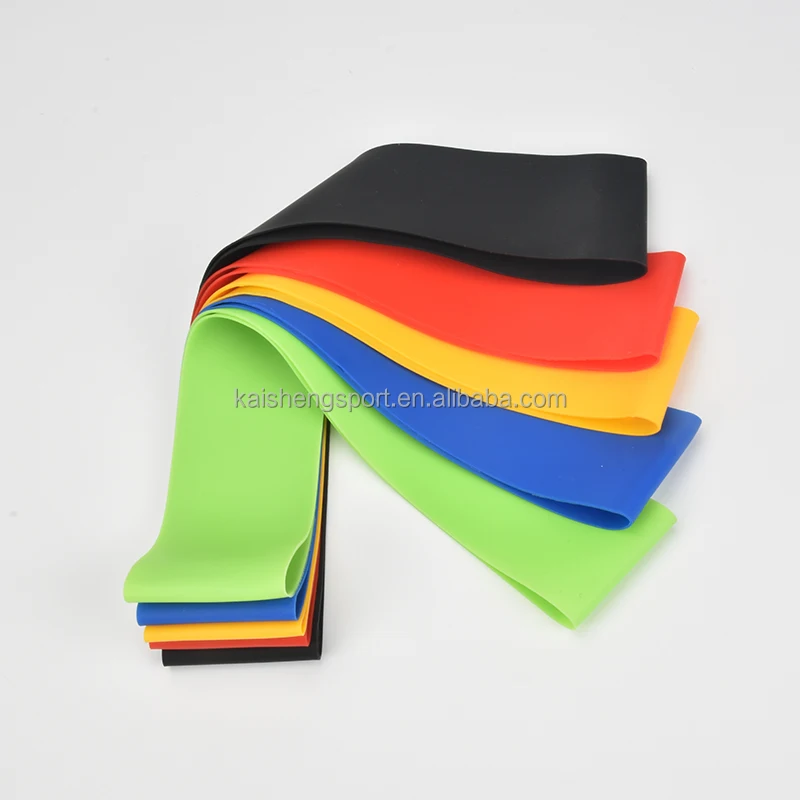 Multil Colors 5 Set of Stretch Bands Booty Legs Exercise Workout Bands ...