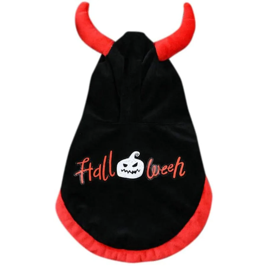 C730 Humanized Design Dog Halloween Devil Clothes Pet Cosplay Outfits ...