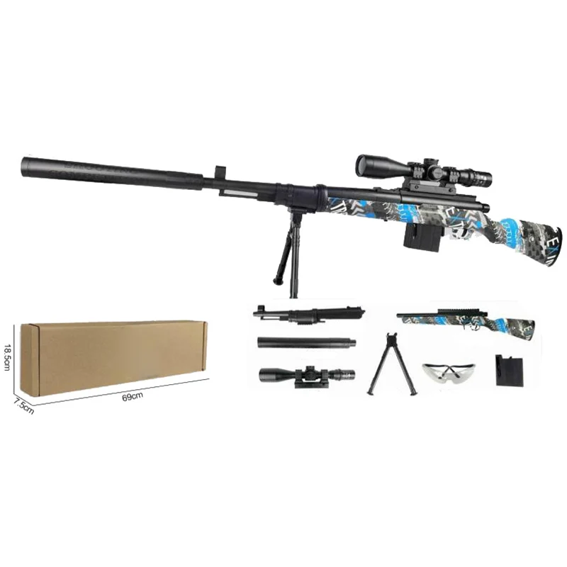 Mini Kar98k Gel Ball Gel Soft Blaster Toy Gun - Fun & Safe
