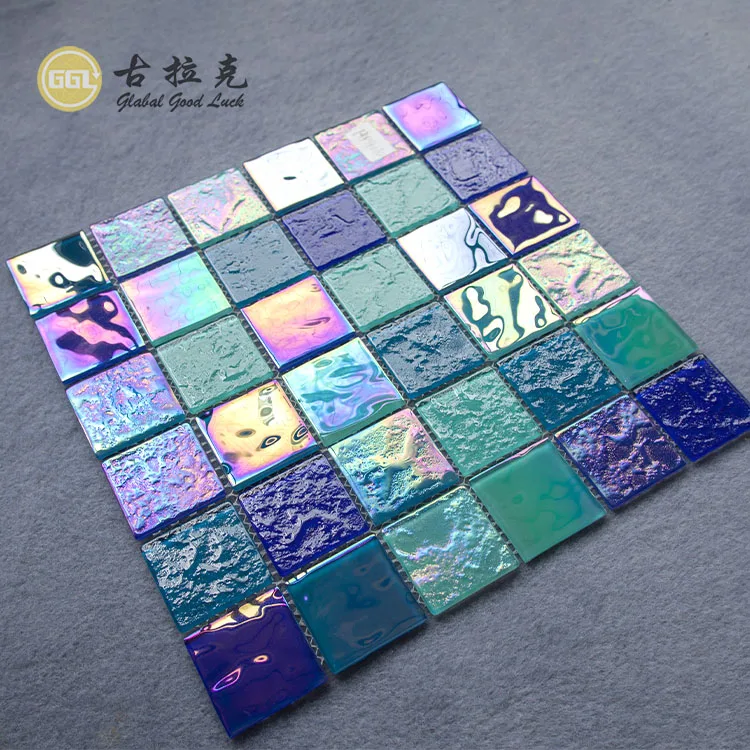 Shining Glass Mosaic Tile for Interior Mosaic Tile or Exterior Pool ...