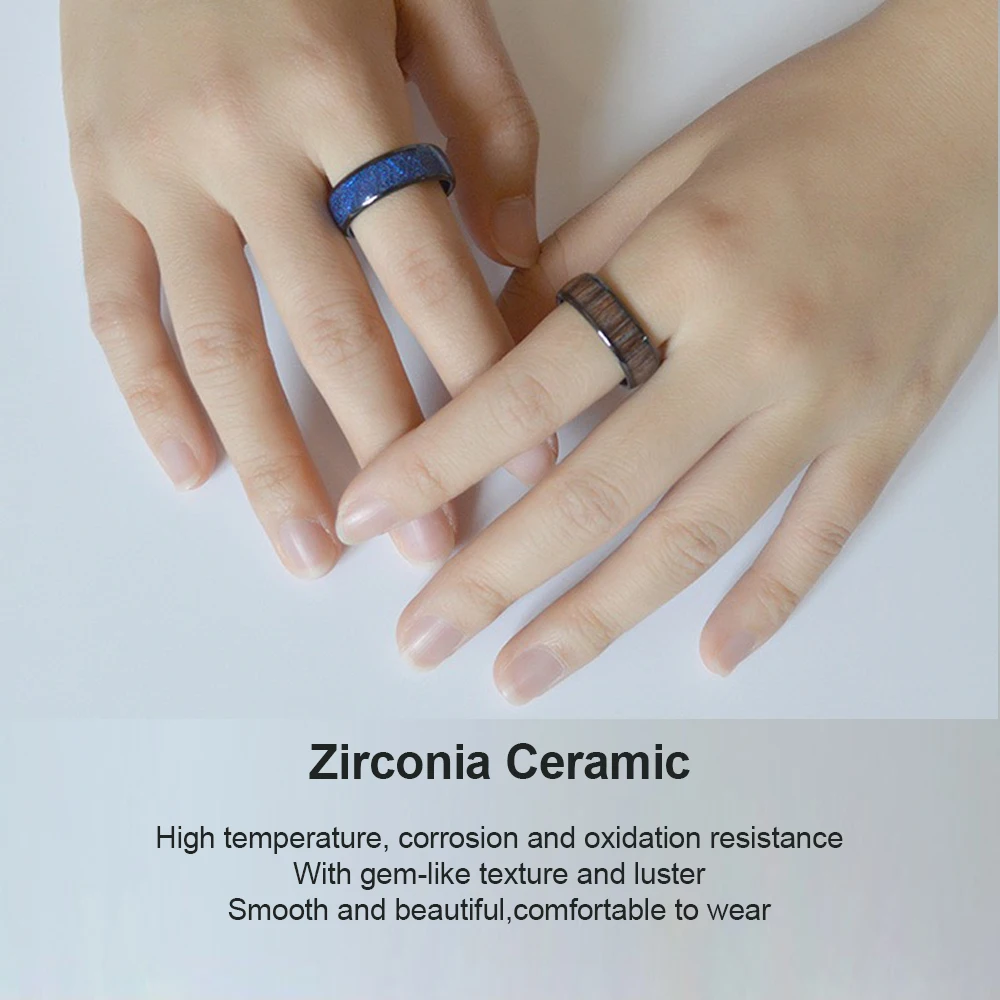 CMRFID-anillo inteligente de cerámica programable para hombre y mujer ...