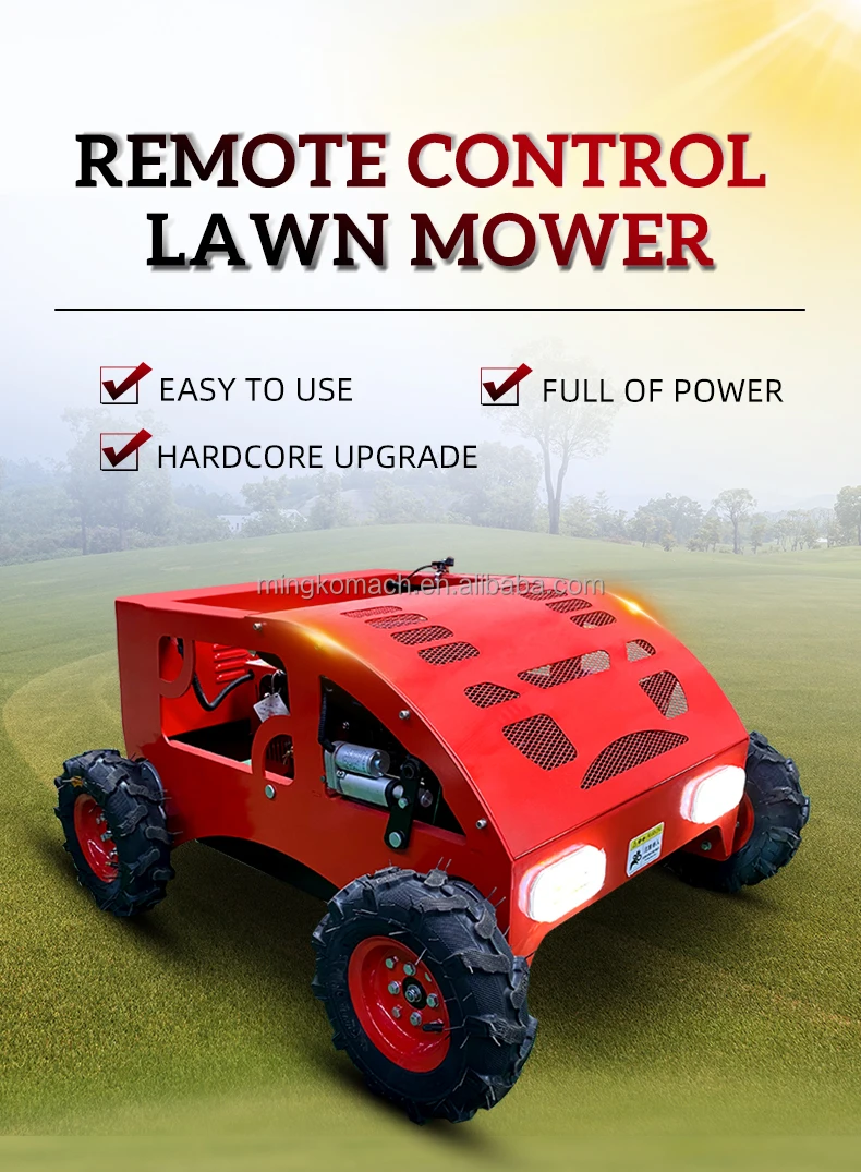 Wholesale Remote Controlled Mower With Tracks Remote Mower Crawler ...