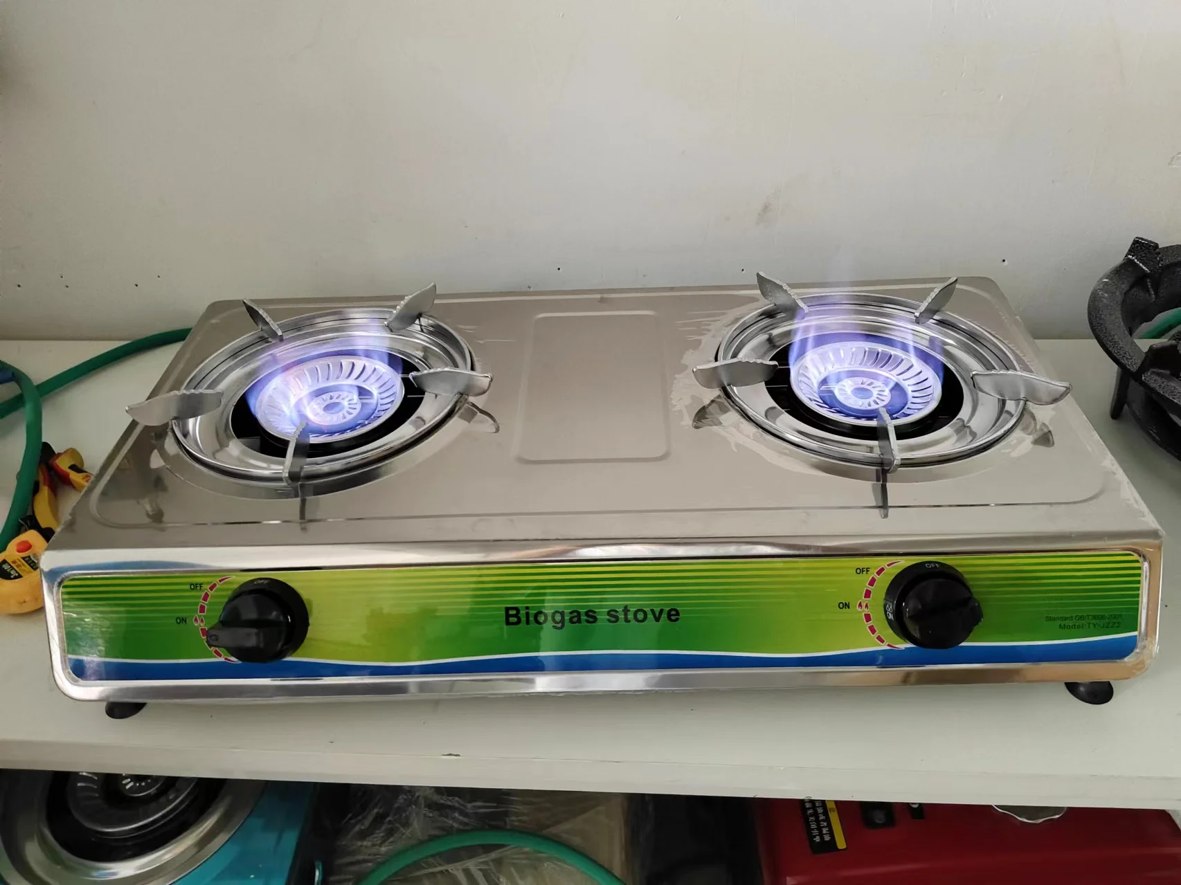 Economical Biogas Stove Double Burner - Save Energy