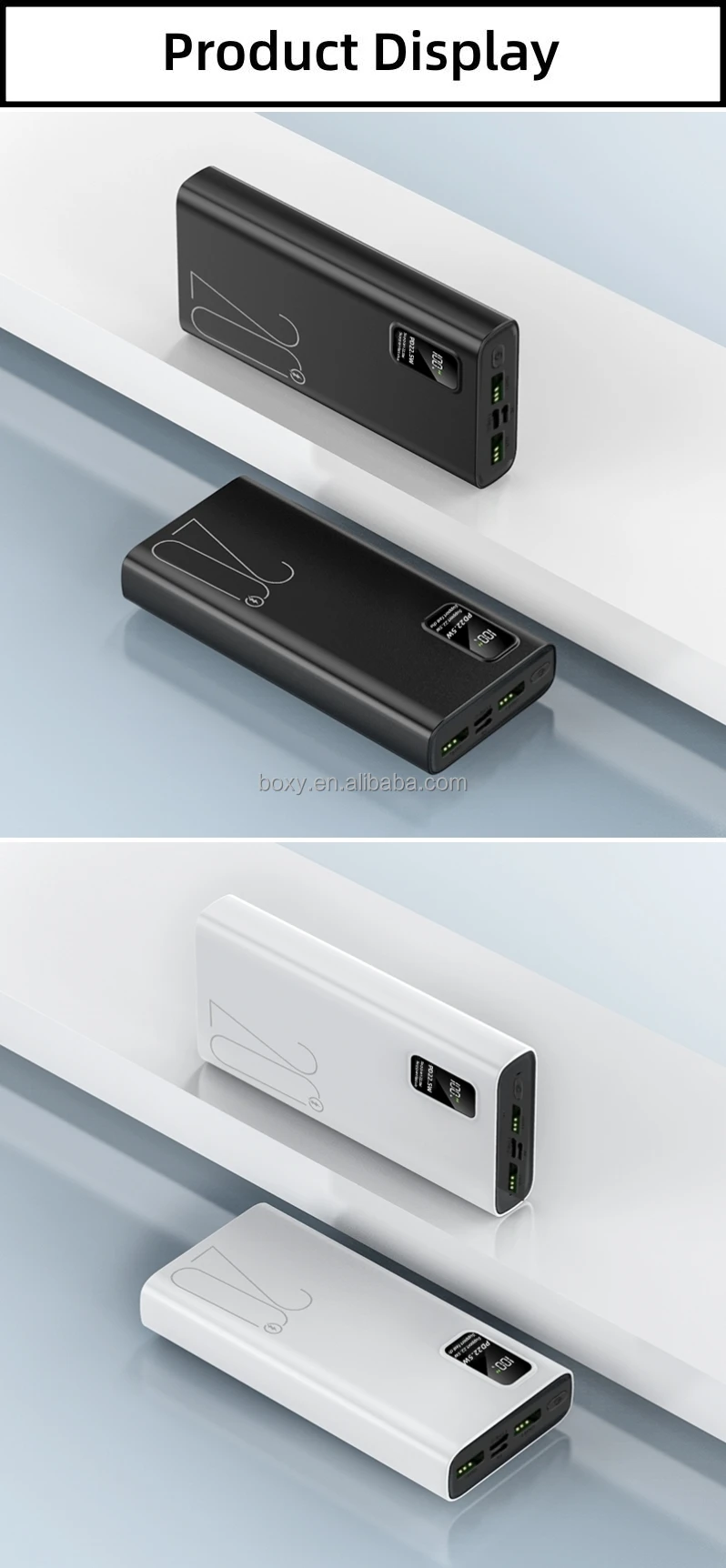 20000mah Power Bank with 22.5W Fast Charging - Portable & Reliable