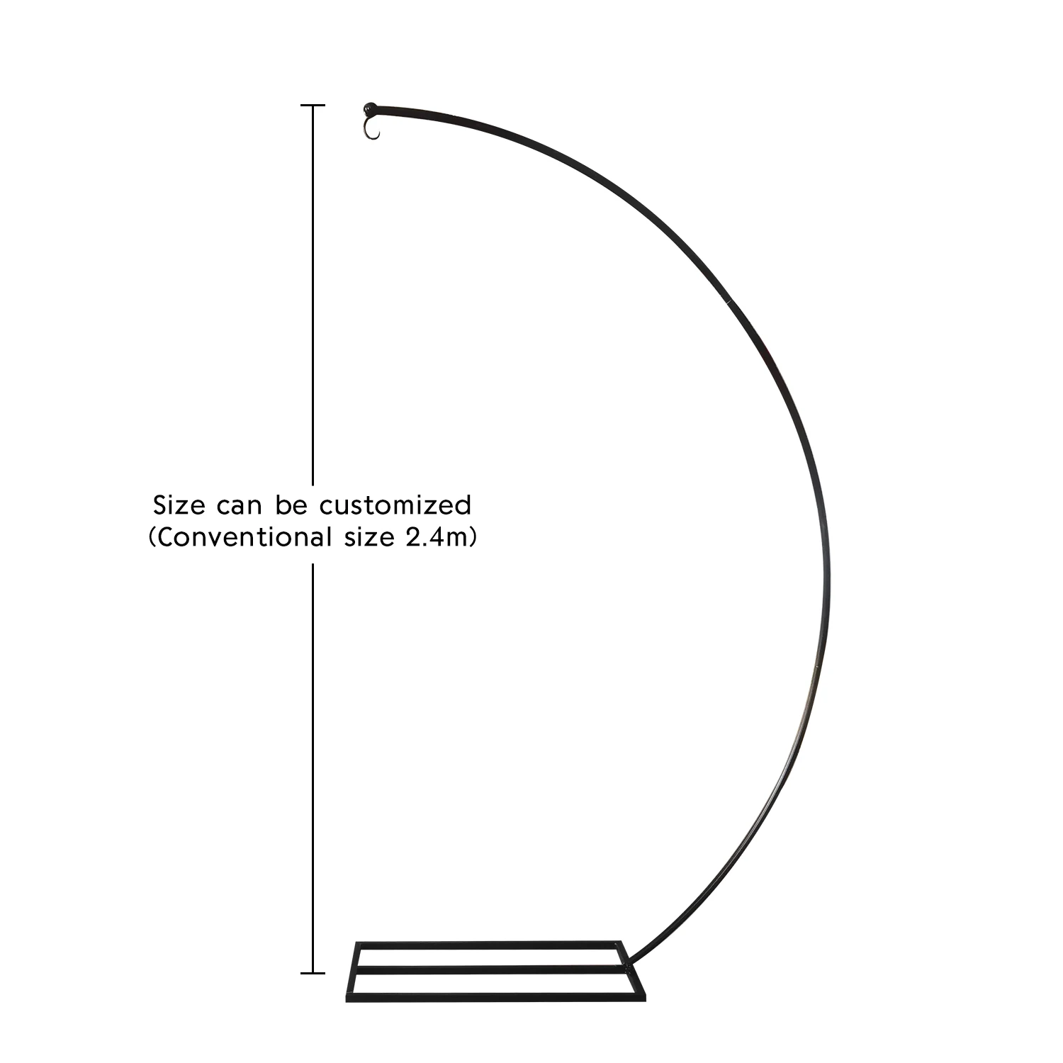 Crystal Chandelier Bracket - Elegant Outdoor Wedding Decor