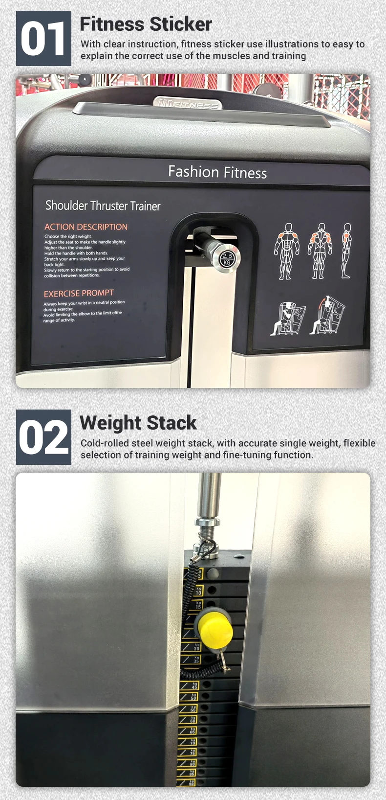 Strength Training Gym Equipment Inner & Outer Thigh Abductor/ Adductor ...