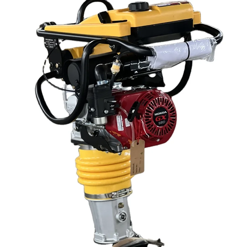 Gasoline Power Earth Sand Soil Wacker Impact Compactor Tamper Vibrating ...