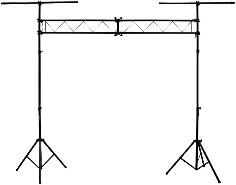 4.2m Wide Mobile Dj Light Stand System Lighting Stand 3 Sections Adjust ...