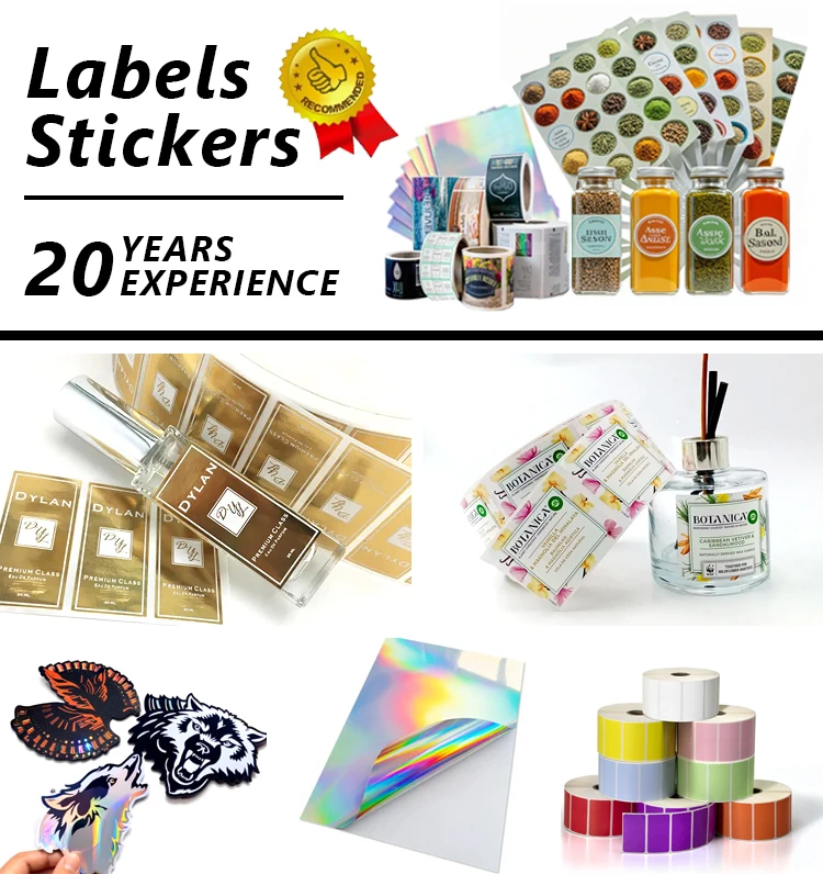 Custom Food Storage Packaging Labels Spice Jars Pantry Containers ...