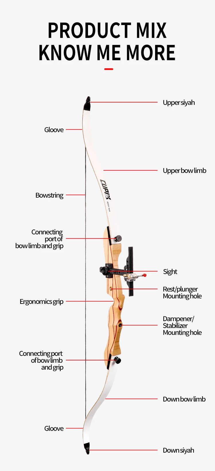 2023 Archery Recurving Bow And Arrow Wooden Handle Lightweight Bow ...