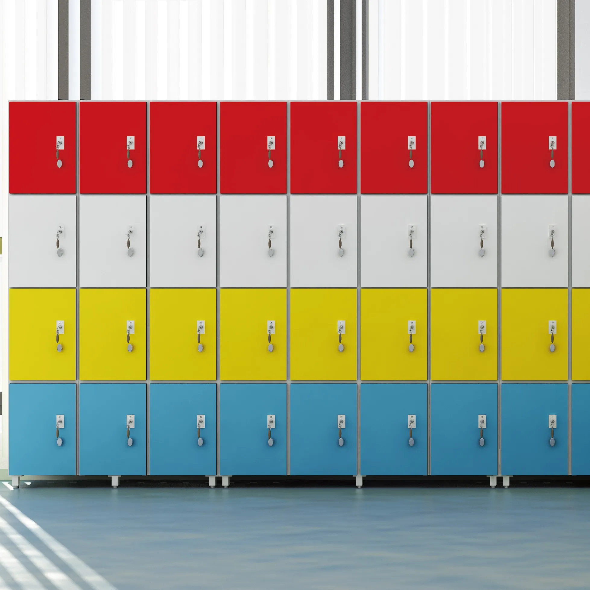 Wood Grain Laminated Phenolic Board Locker - Buy Wood Grain Laminate ...