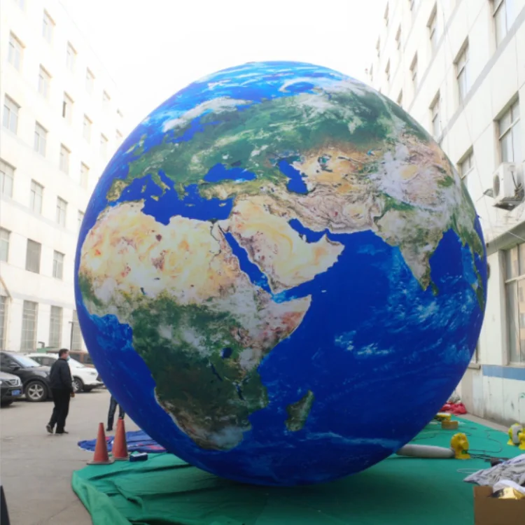 Customized Event Decoration Inflatable World Globe Inflatable Planets ...