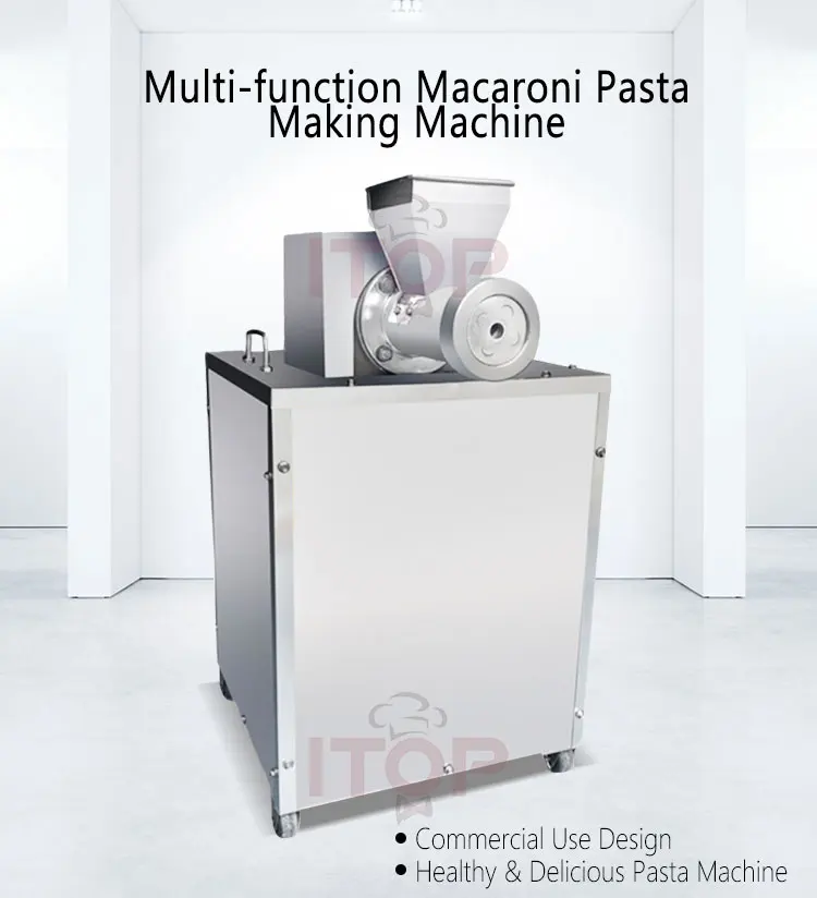 Italy Macaroni Pasta Extruder Production Line Automatic Electric Industrial Macaroni Pasta ...