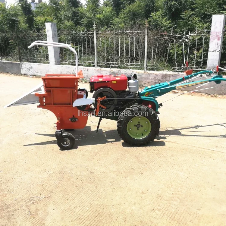 Walking Tractor Mounted Mini Corn Harvesting Maize Harvester ...