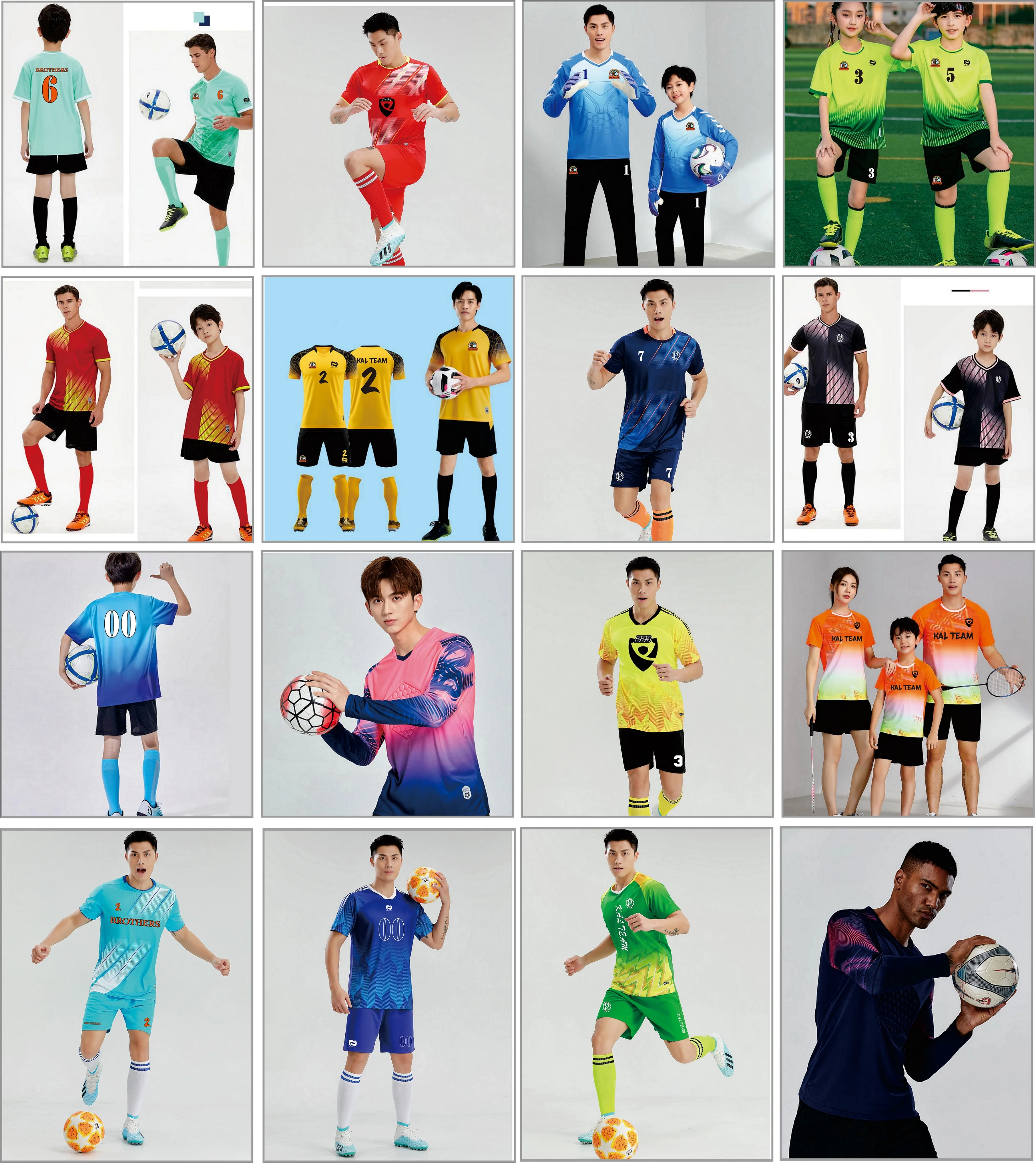 Shop Our 2024 Soccer Jersey Set - High Quality & Customizable
