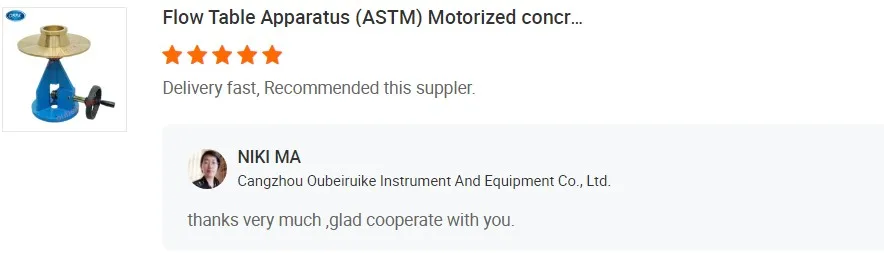 Cement Mortar Flow Table Test Apparatus - Manual & Consistent