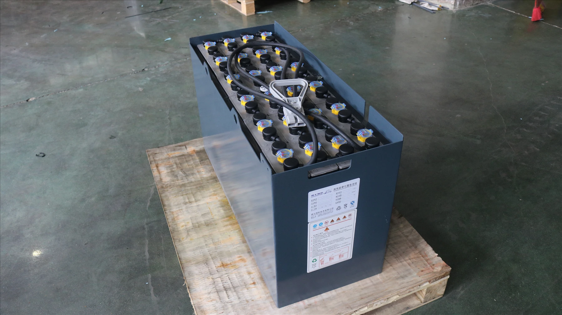 48v 5pzb350 Nichiyu Forklift Battery Traction Battery For Electric ...