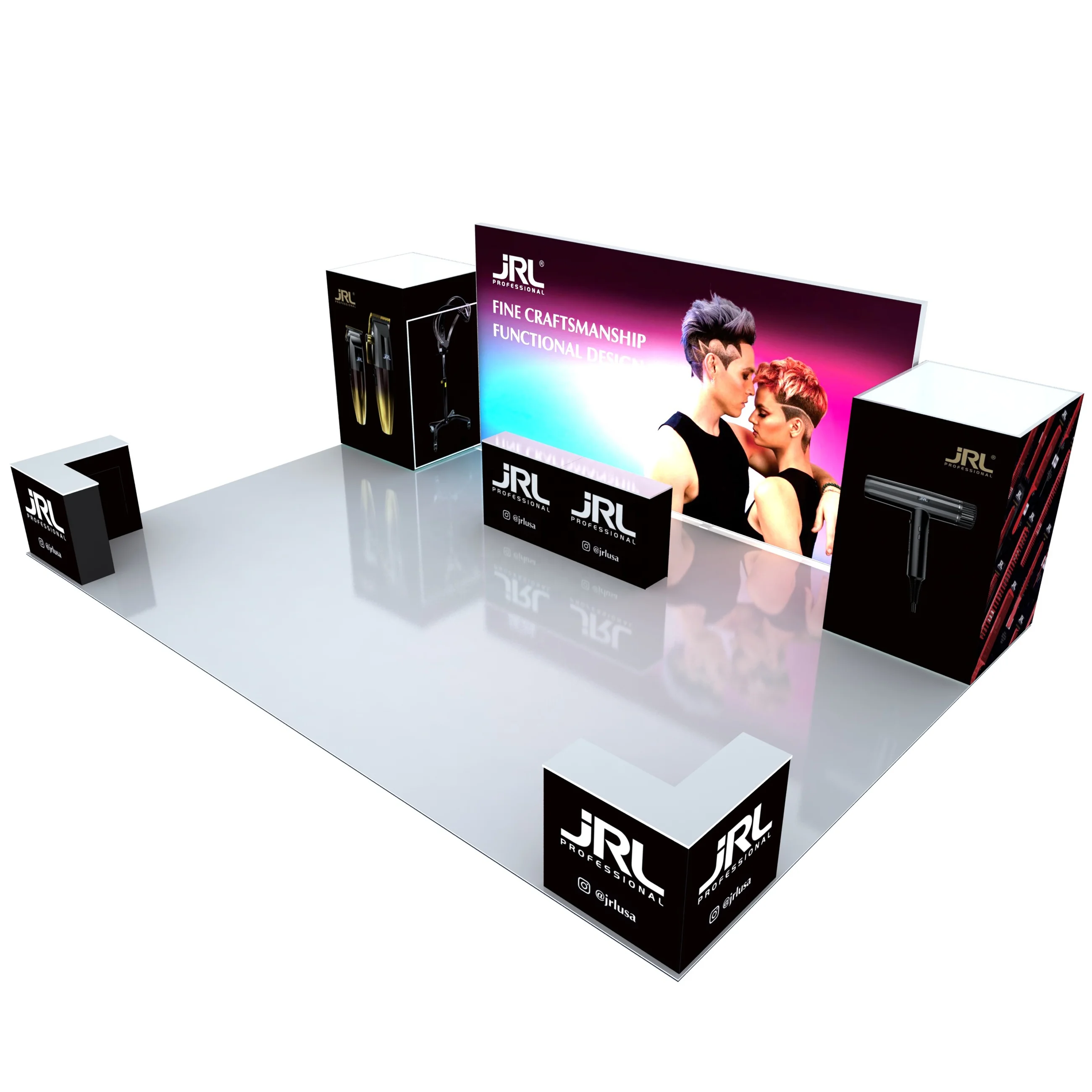 Modular Trade Show Display Booths - Custom Sizes & Designs