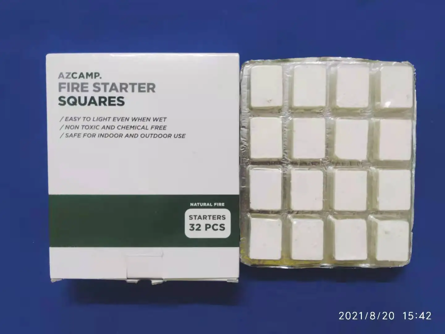 Solid Fuel Fire Lighter Cubes White Solid Fuel For Camping Fire Starter ...