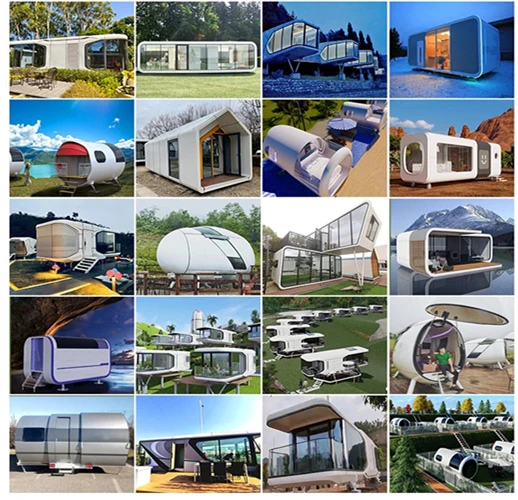 Smart Capsule Space Cabin Tiny House Airbnb Space Capsule House With ...